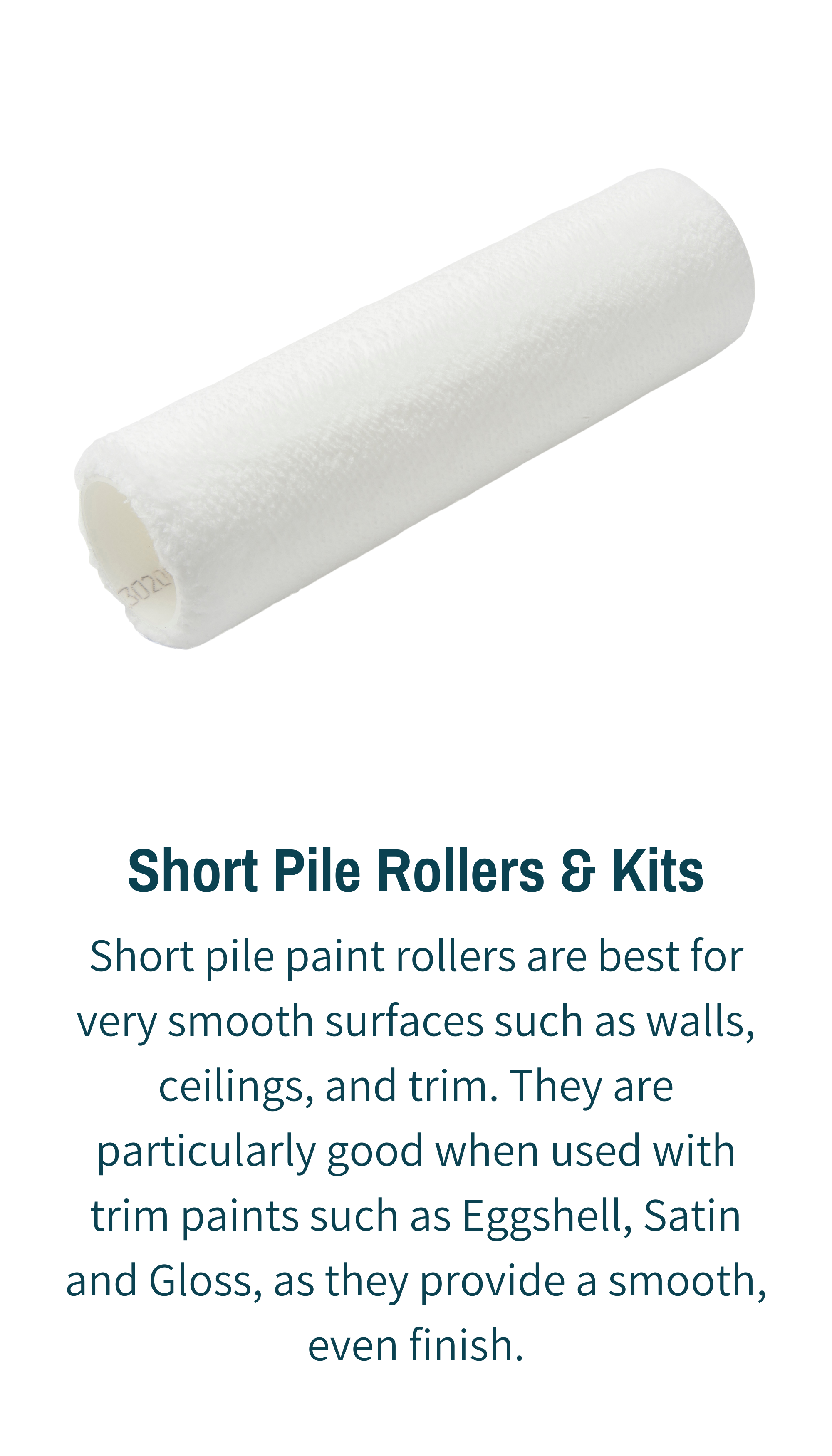 Short Pile Paint Rollers – Decorating Supplies Online