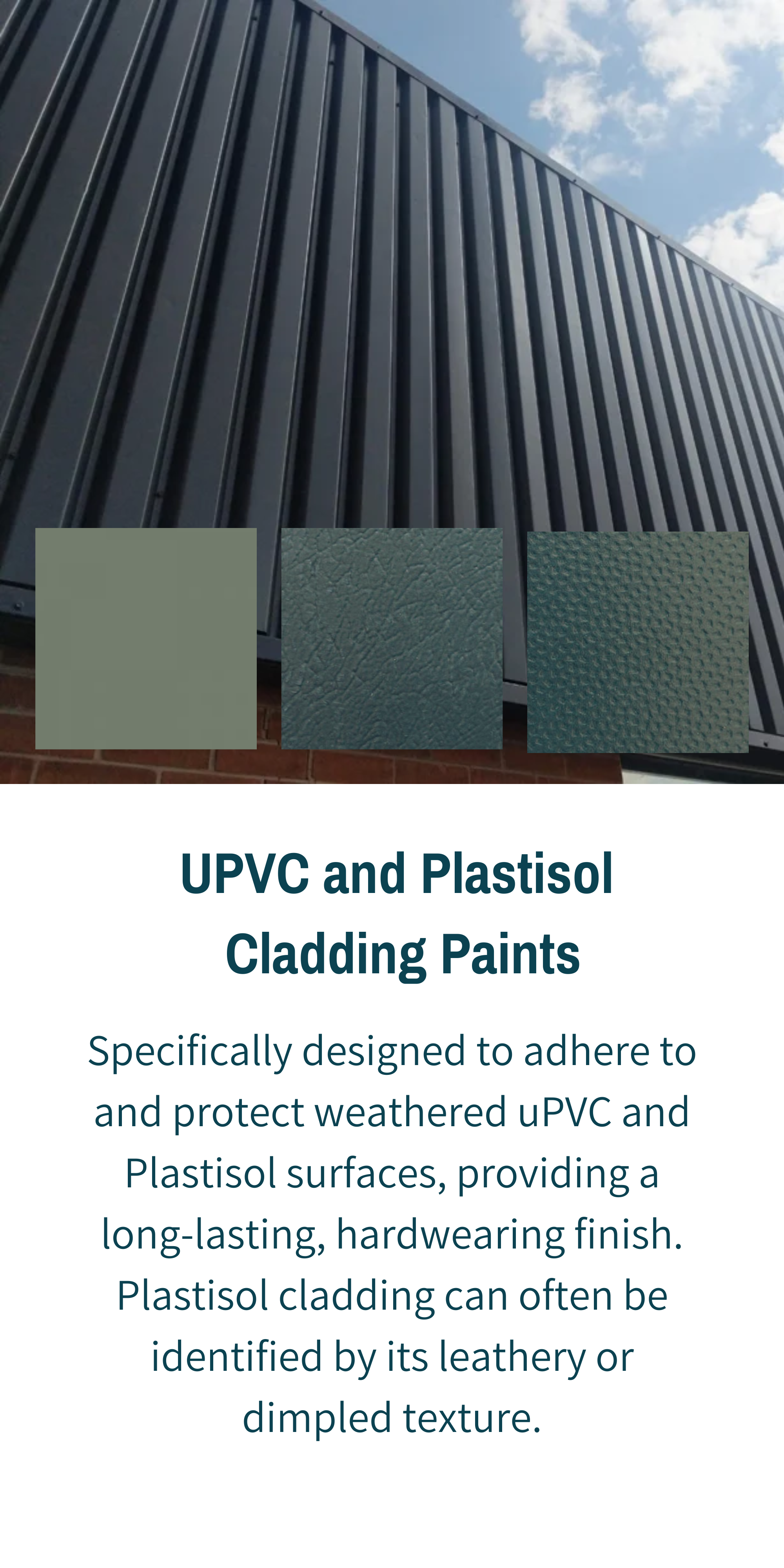 UPVC and Plastisol Cladding Paints – Decorating Supplies Online