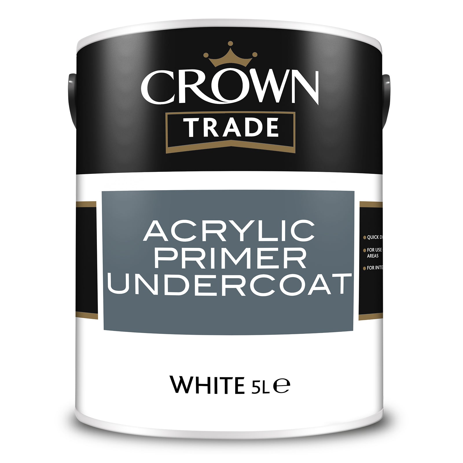 CROWN TRADE ACRYLIC PRIMER UNDERCOAT WHITE – Decorating Supplies Online