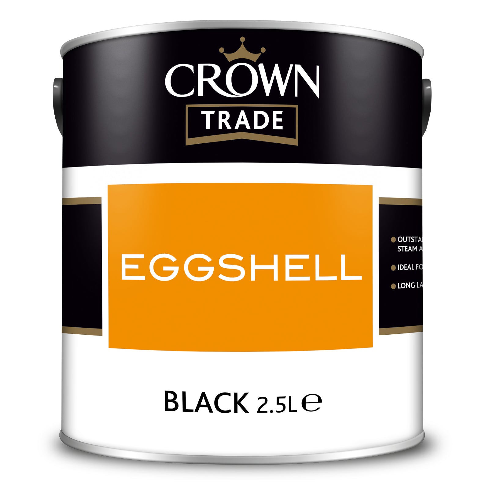 Crown Trade Oil Based Eggshell Black – Decorating Supplies Online