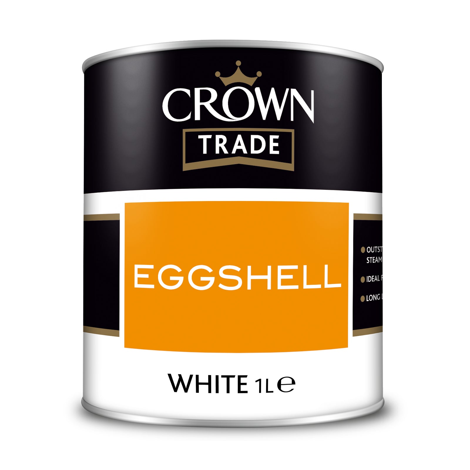 Crown Trade Oil Based Eggshell White – Decorating Supplies Online