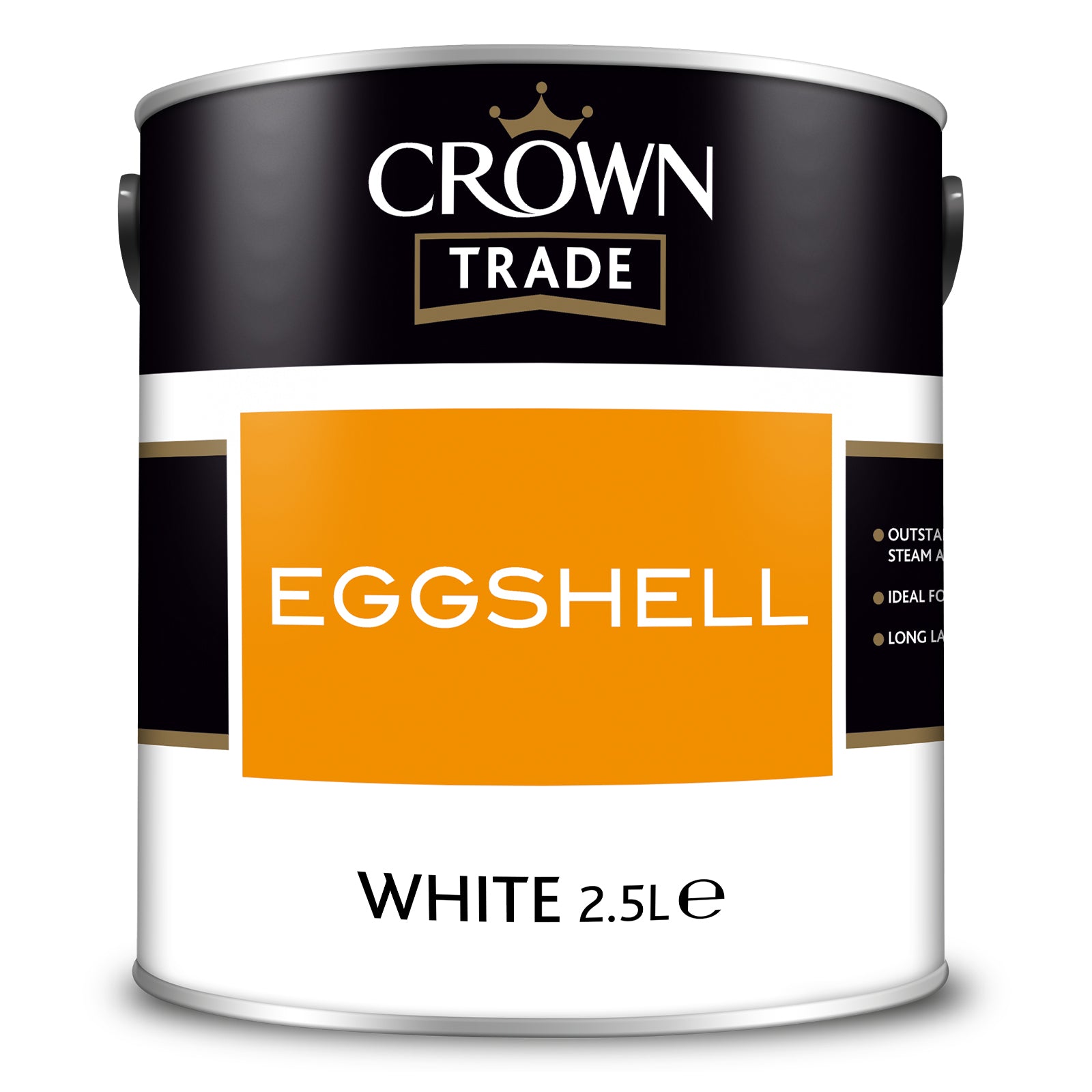 CROWN TRADE OIL BASED EGGSHELL WHITE – Decorating Supplies Online