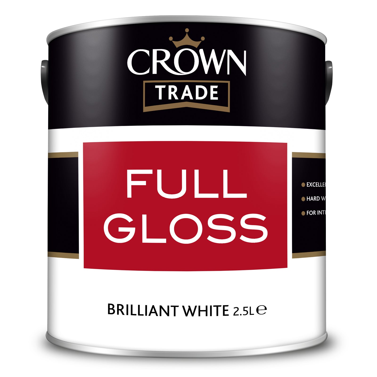 Crown Trade Oil Based Full Gloss Brilliant White – Decorating Supplies ...