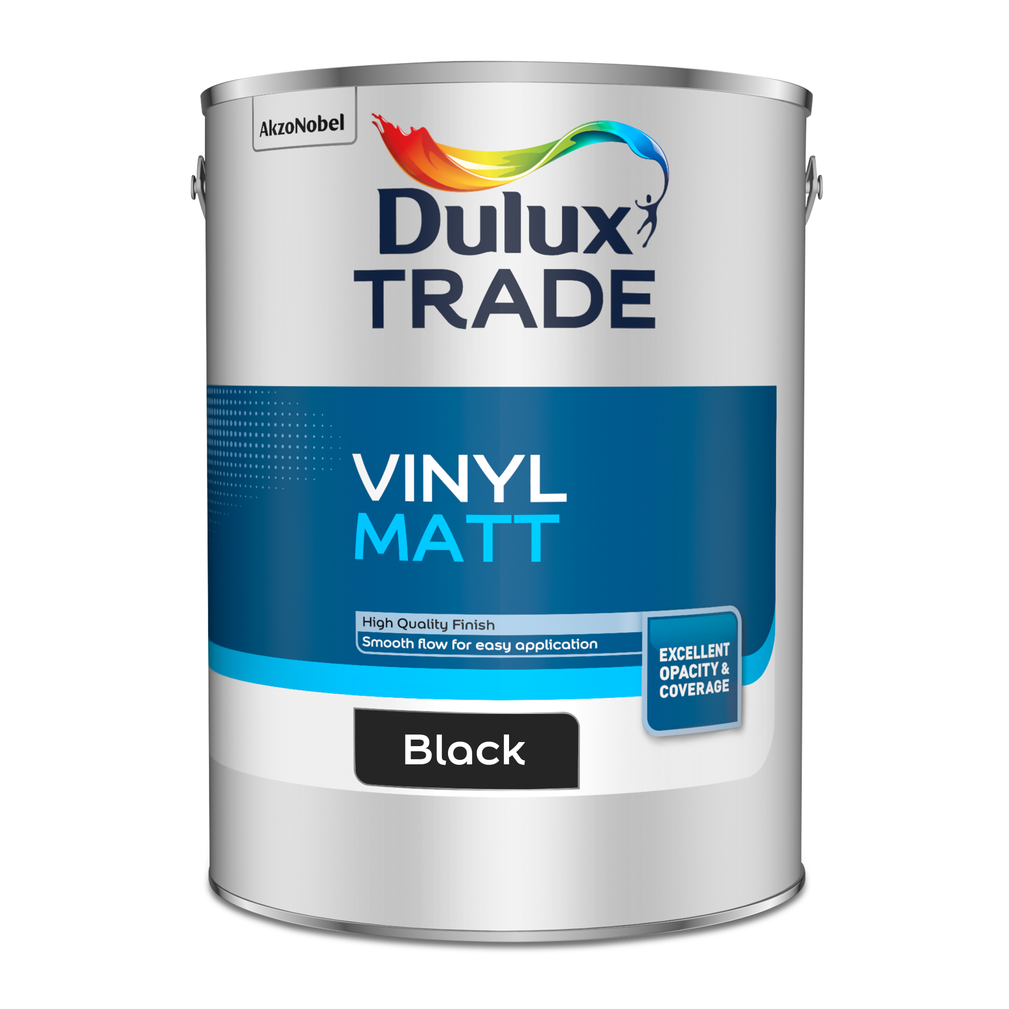 Dulux Trade Vinyl Matt Emulsion Black – Decorating Supplies Online