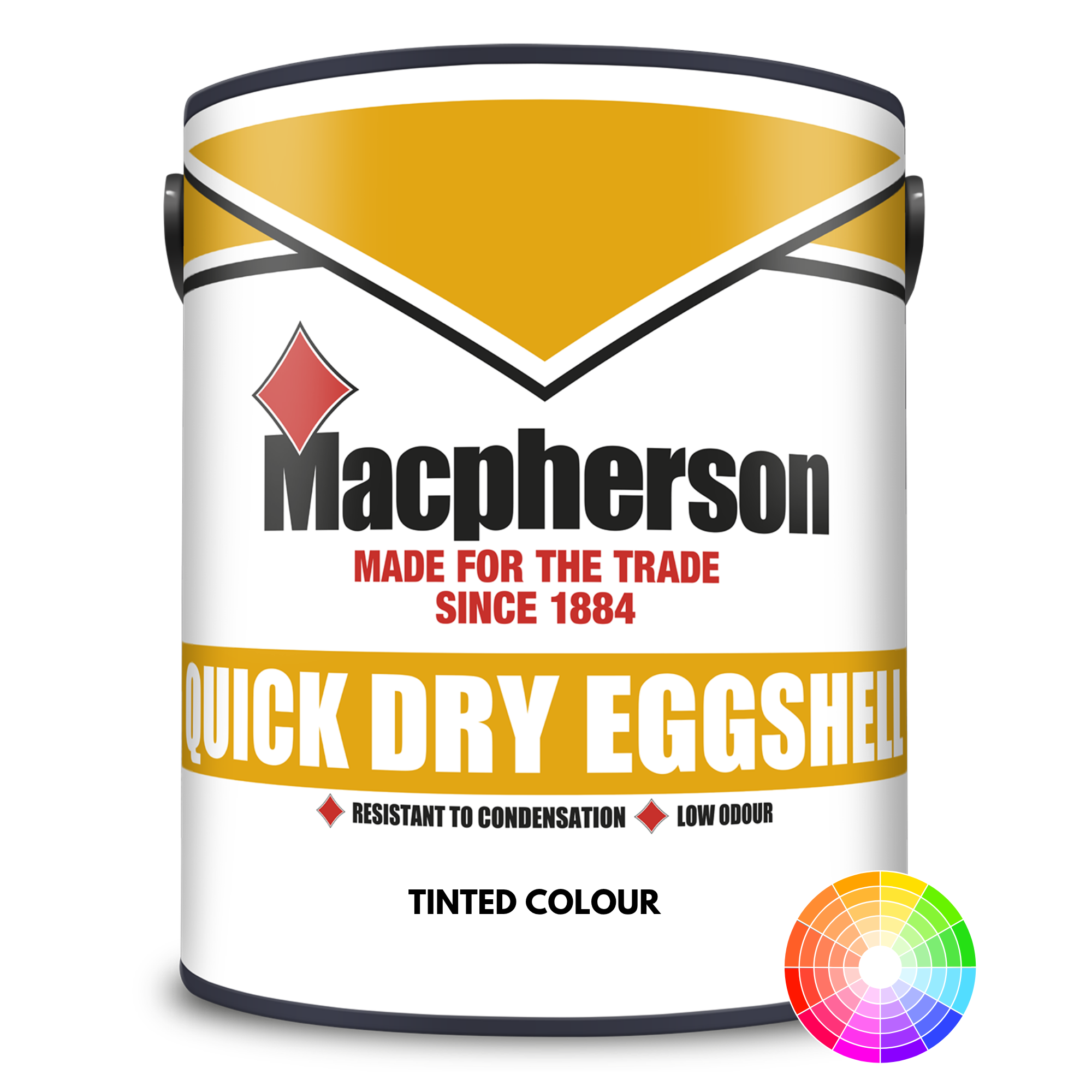 Macpherson Quick Dry Acrylic Eggshell Tinted Colour – Decorating ...