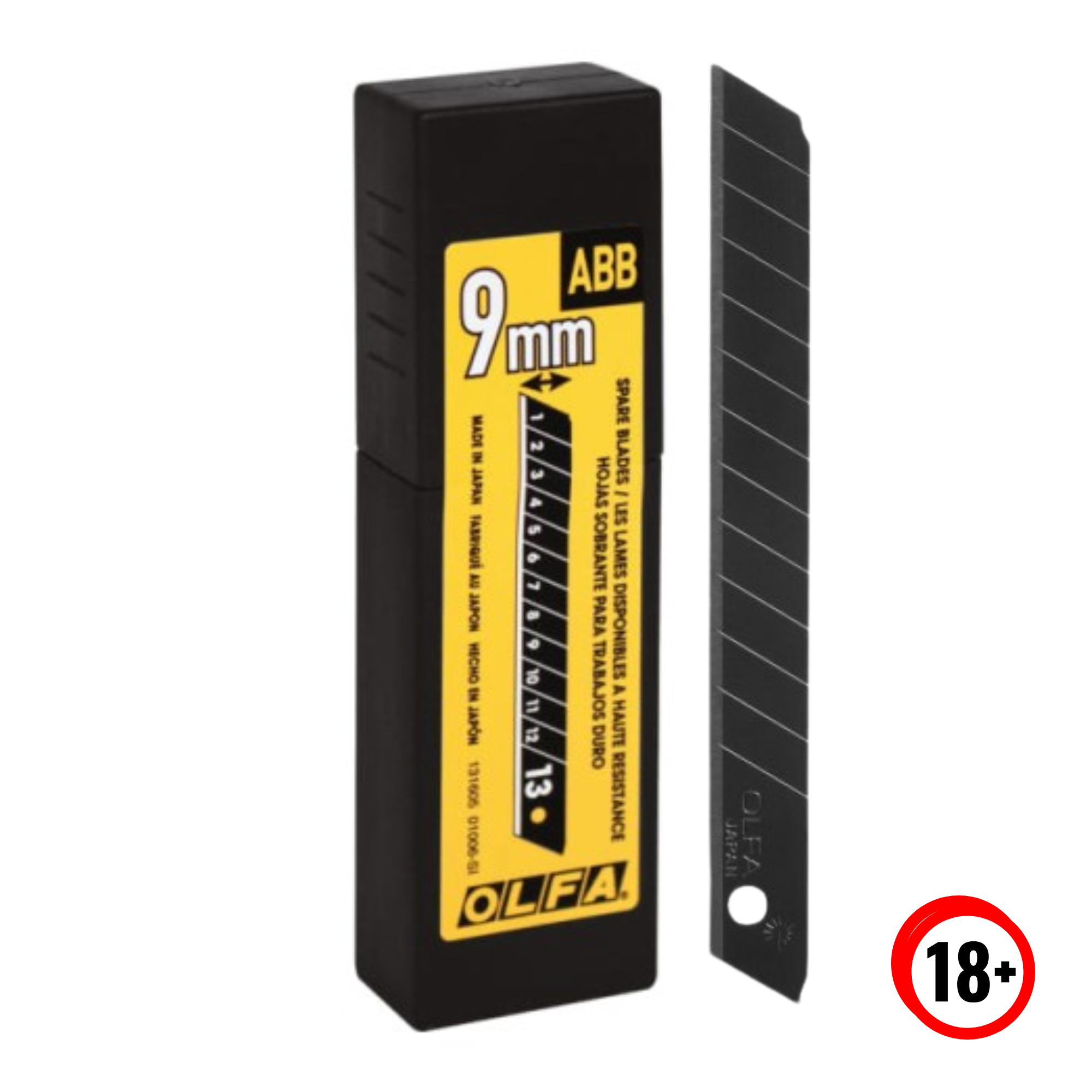 Olfa Excel Black Ultra-Sharp Snap Blades 9mm (ABB-10B) - 10 Pack – Decorating Supplies Online