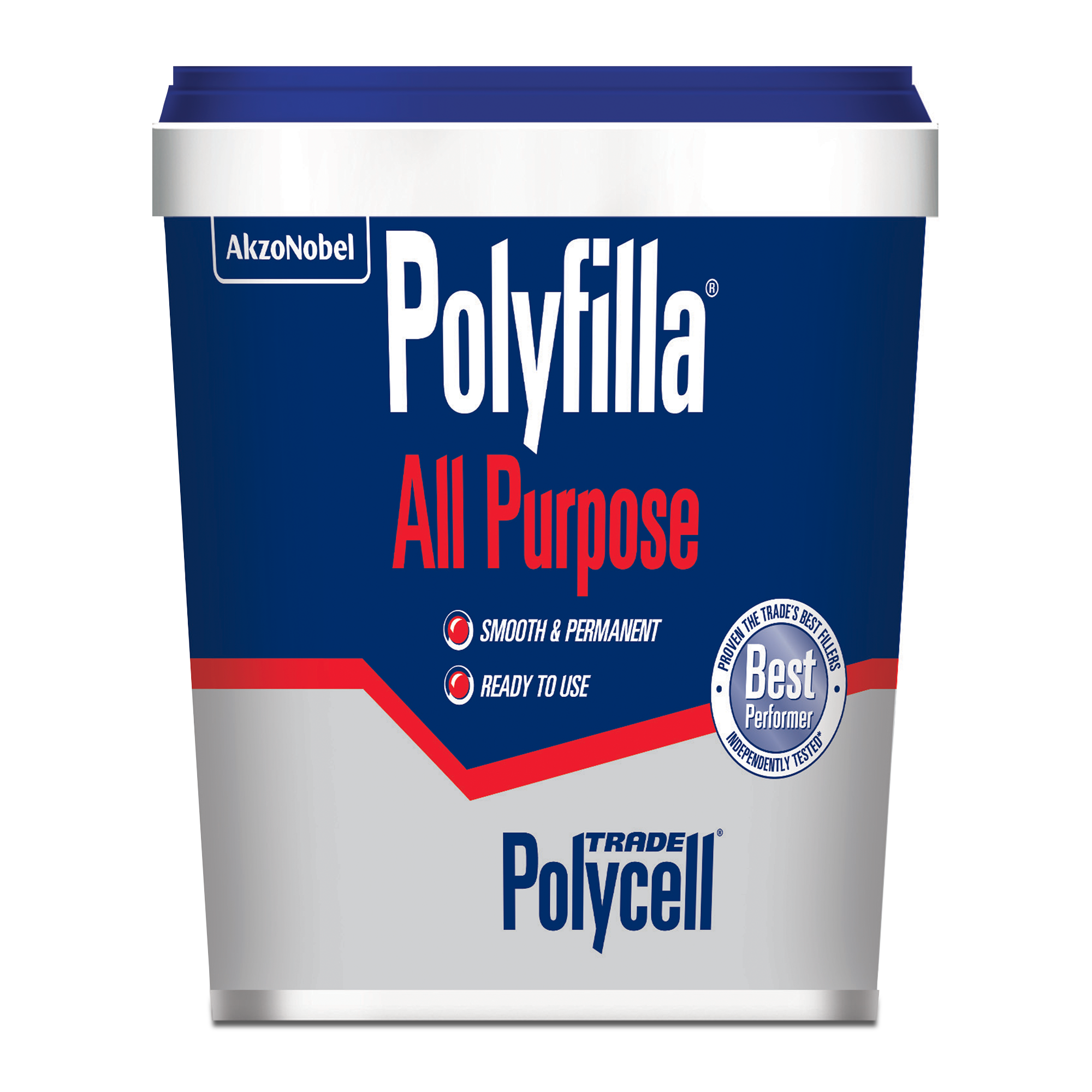 Polycell Polyfilla All Purpose Ready Mixed Filler White – Decorating ...