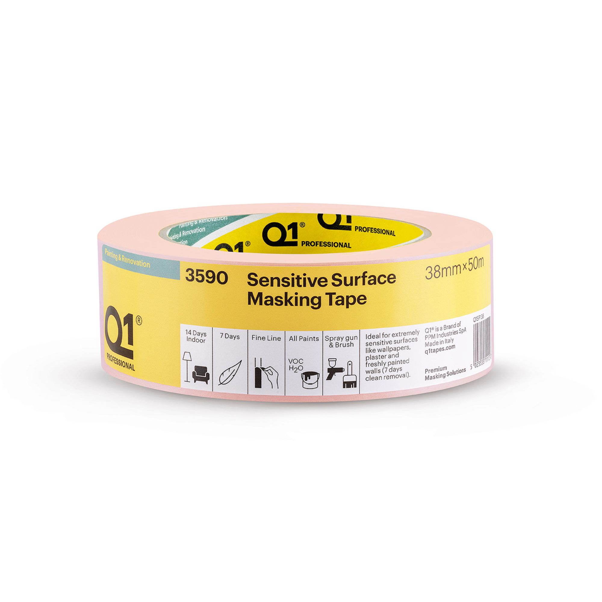 Q1 Sensitive Surface Masking Tape 3590 – Decorating Supplies Online
