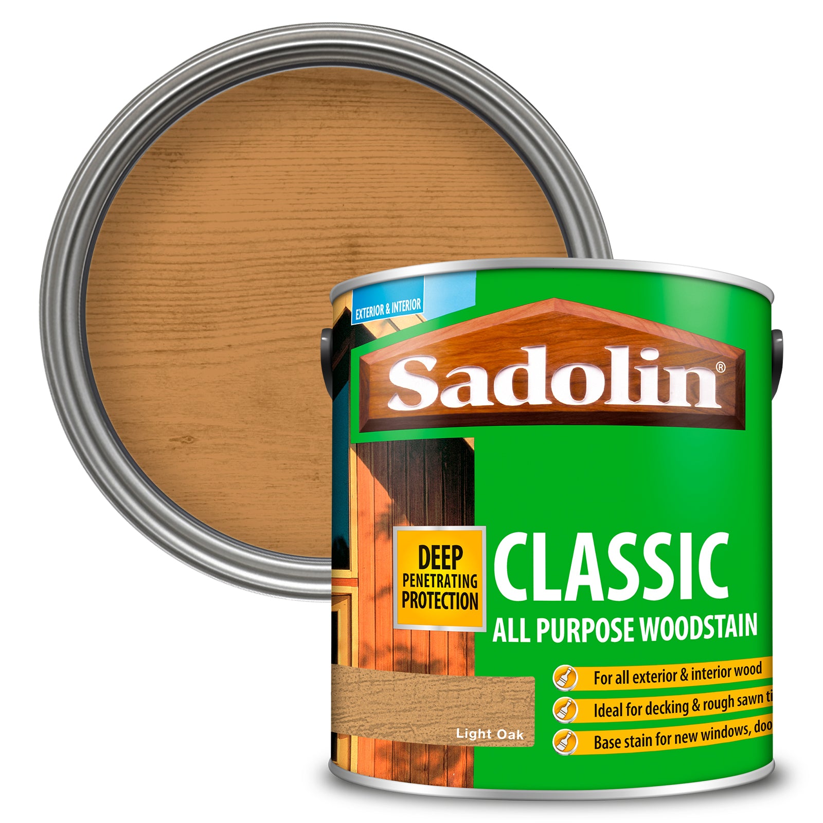 SADOLIN CLASSIC ALL PURPOSE WOODSTAIN LIGHT OAK – Decorating Supplies ...
