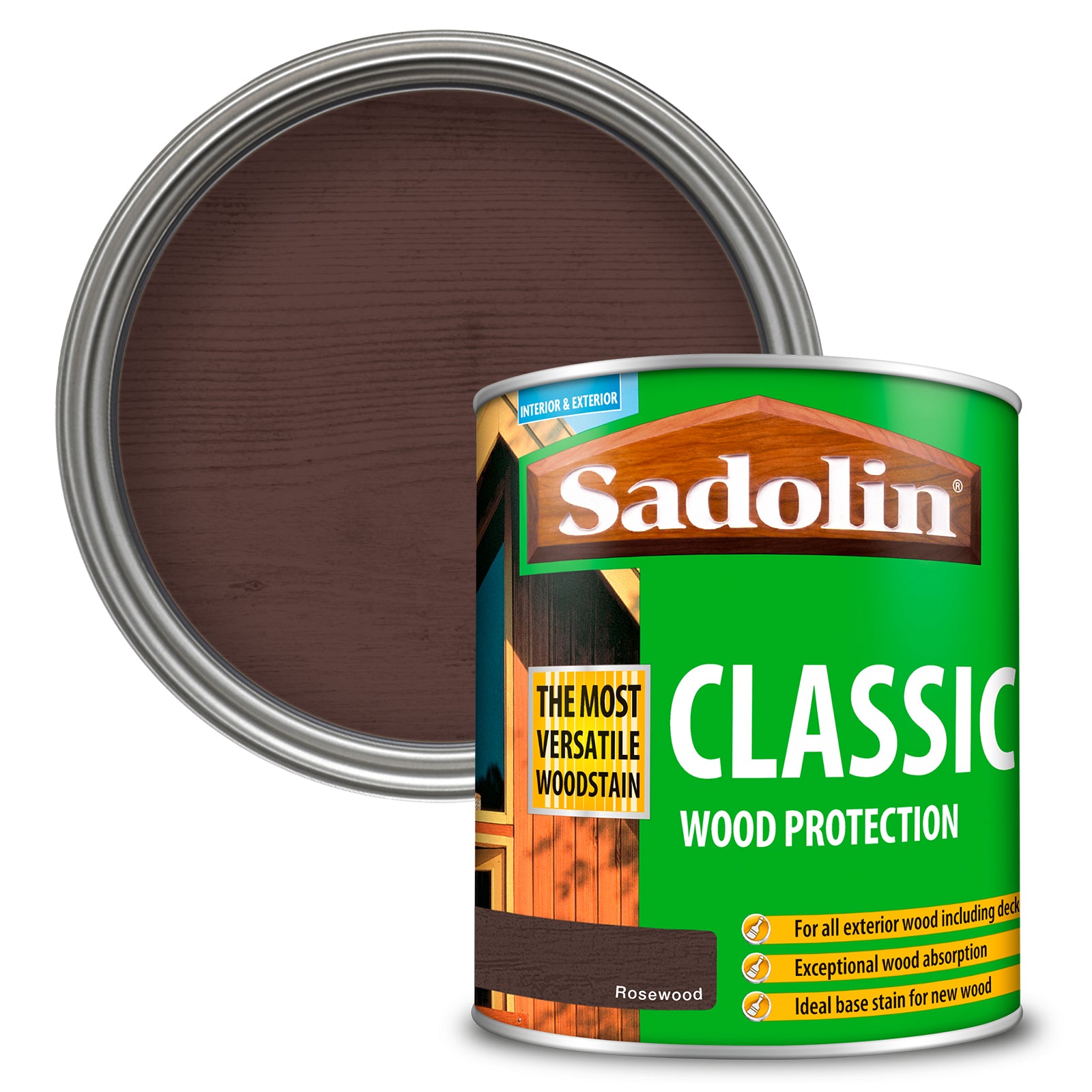 SADOLIN CLASSIC ALL PURPOSE WOODSTAIN ROSEWOOD – Decorating Supplies Online