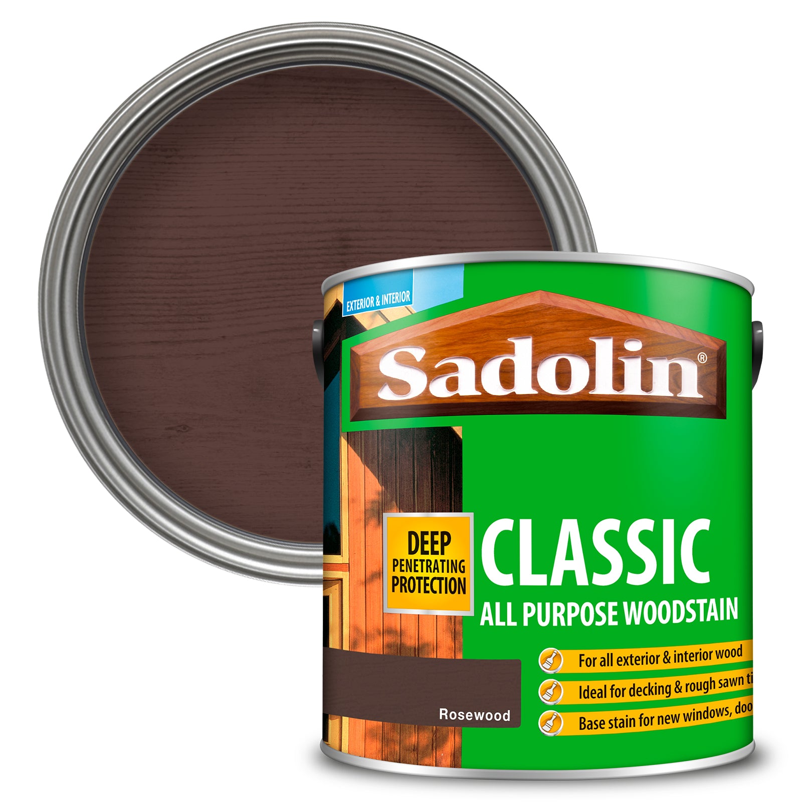 SADOLIN CLASSIC ALL PURPOSE WOODSTAIN ROSEWOOD – Decorating Supplies Online