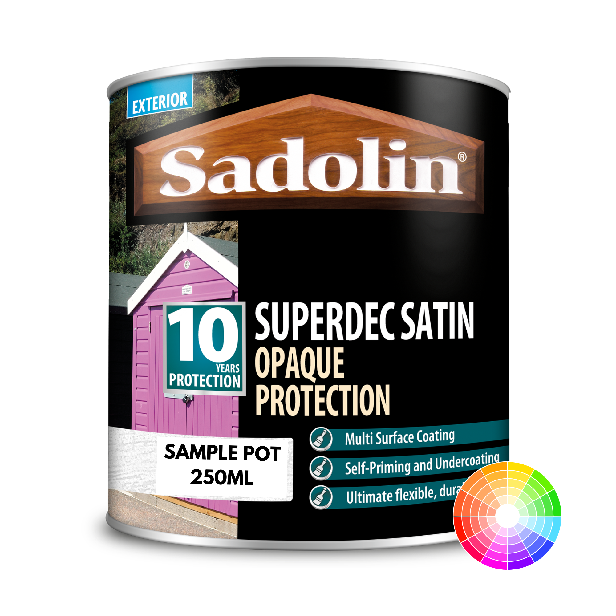 Sadolin Superdec Satin Sample Pot 250ml – Decorating Supplies Online