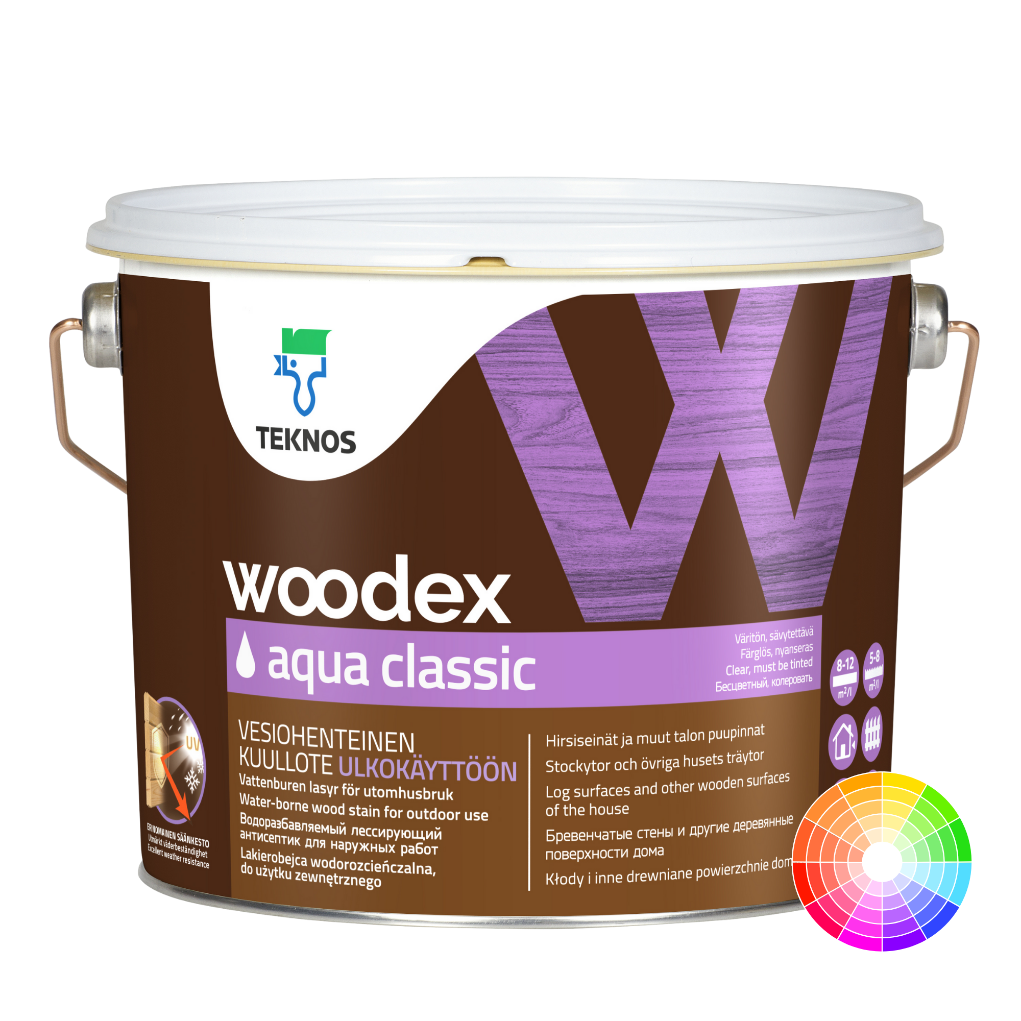 Teknos Woodex Aqua Classic Woodstain – Decorating Supplies Online