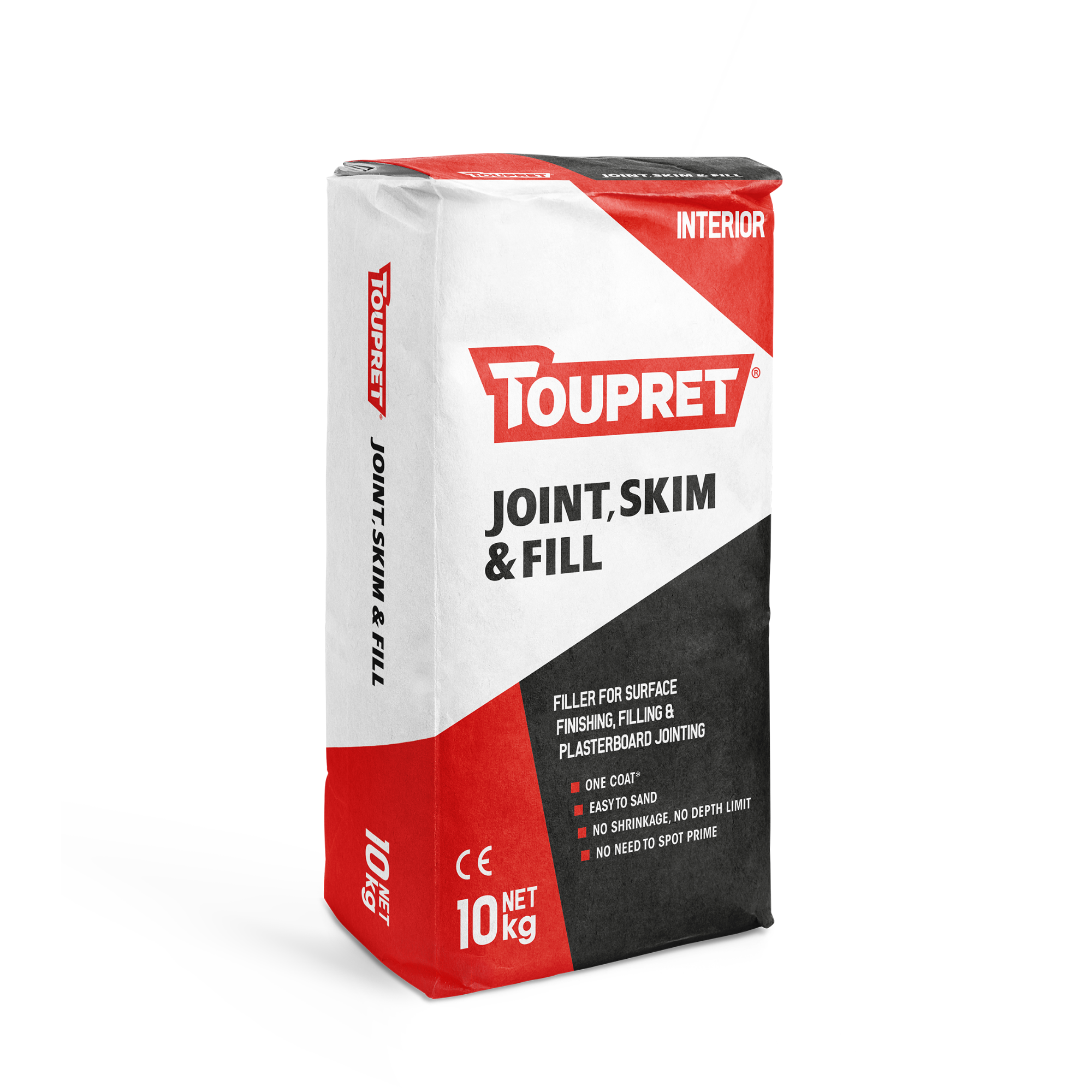 Toupret Joint, Skim & Fill Plaster Filler White (Interior) – Decorating ...