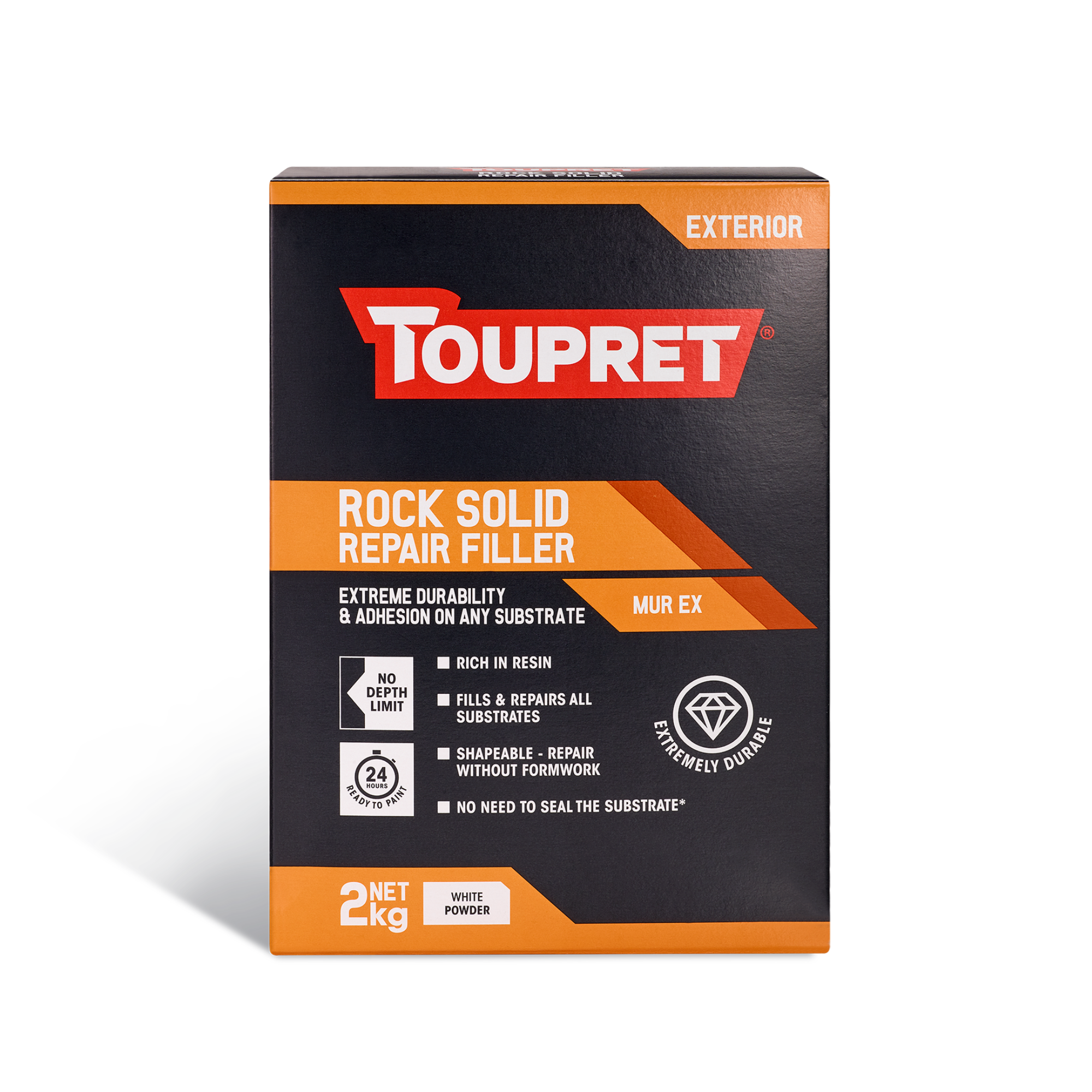 Toupret Rock Solid Masonry Repair Filler White (Exterior) – Decorating ...
