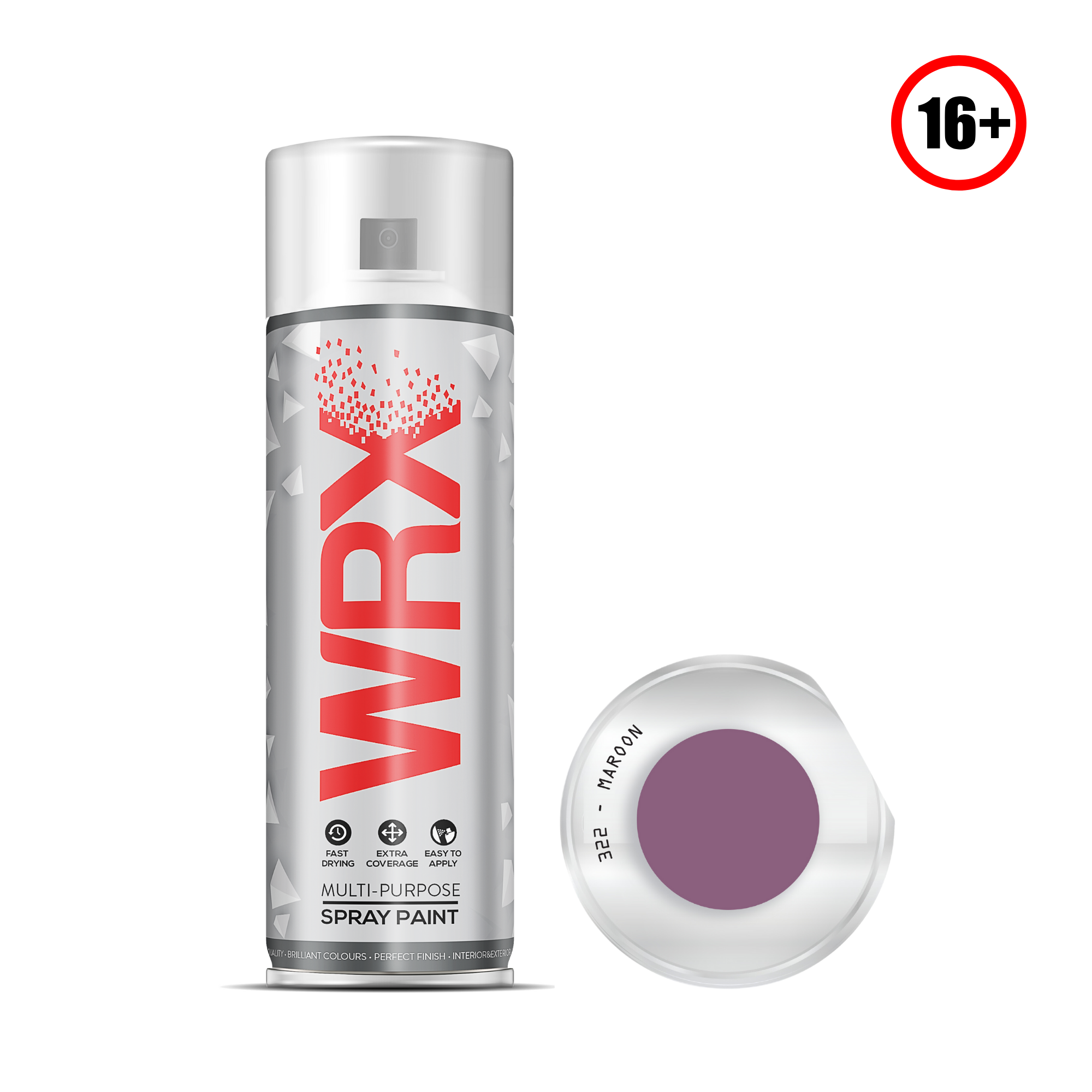 WRX SPRAY PAINT MAROON GLOSS 400ML – Decorating Supplies Online
