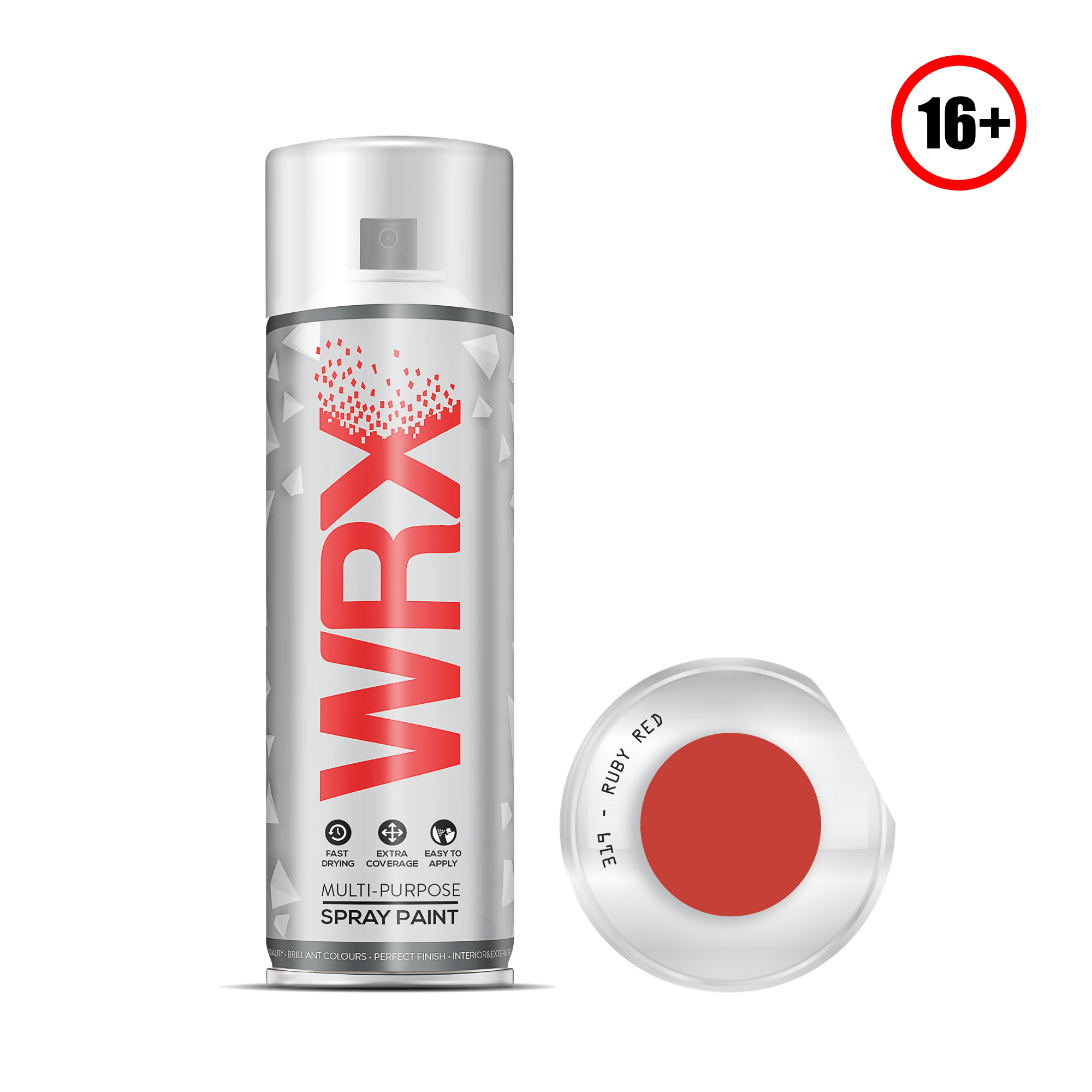 WRX Spray Paint Ruby Red Gloss 400ml – Decorating Supplies Online